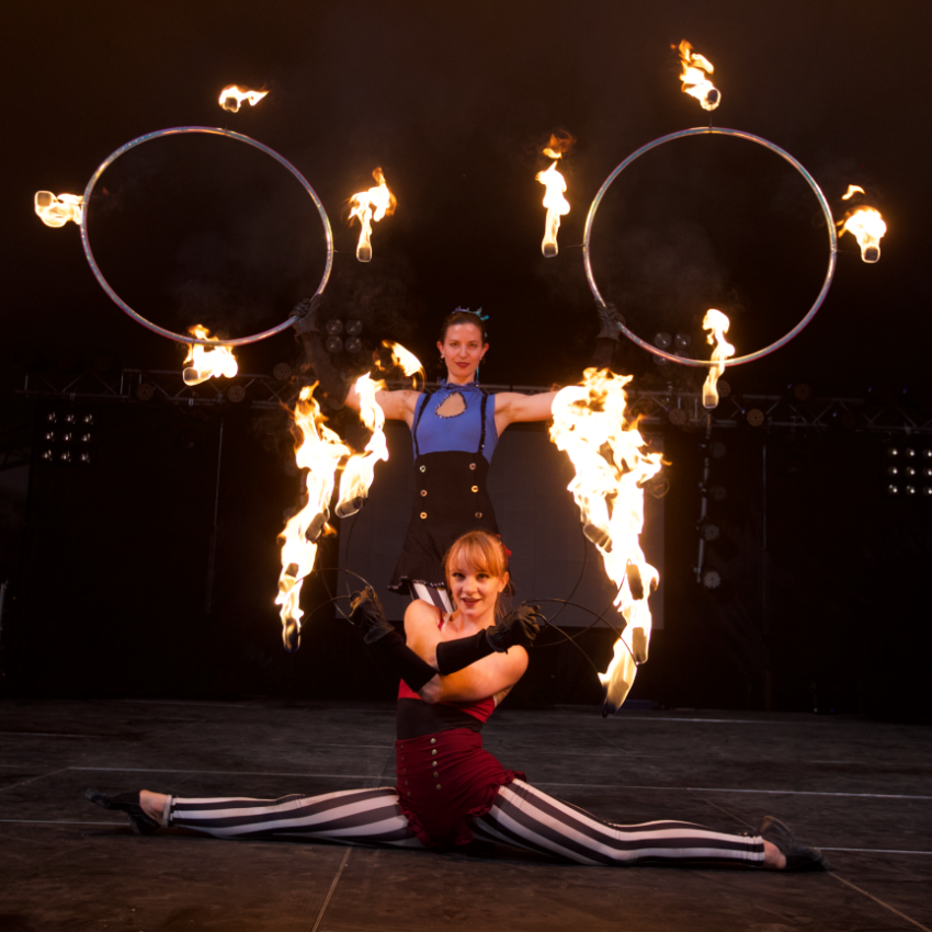 Fire Dancers and Fire Shows - Indigo Circus